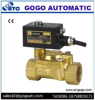 China Explosion Proof Coil Pneumatic Solenoid Valve For Water / Air / Oil Normally Closed supplier